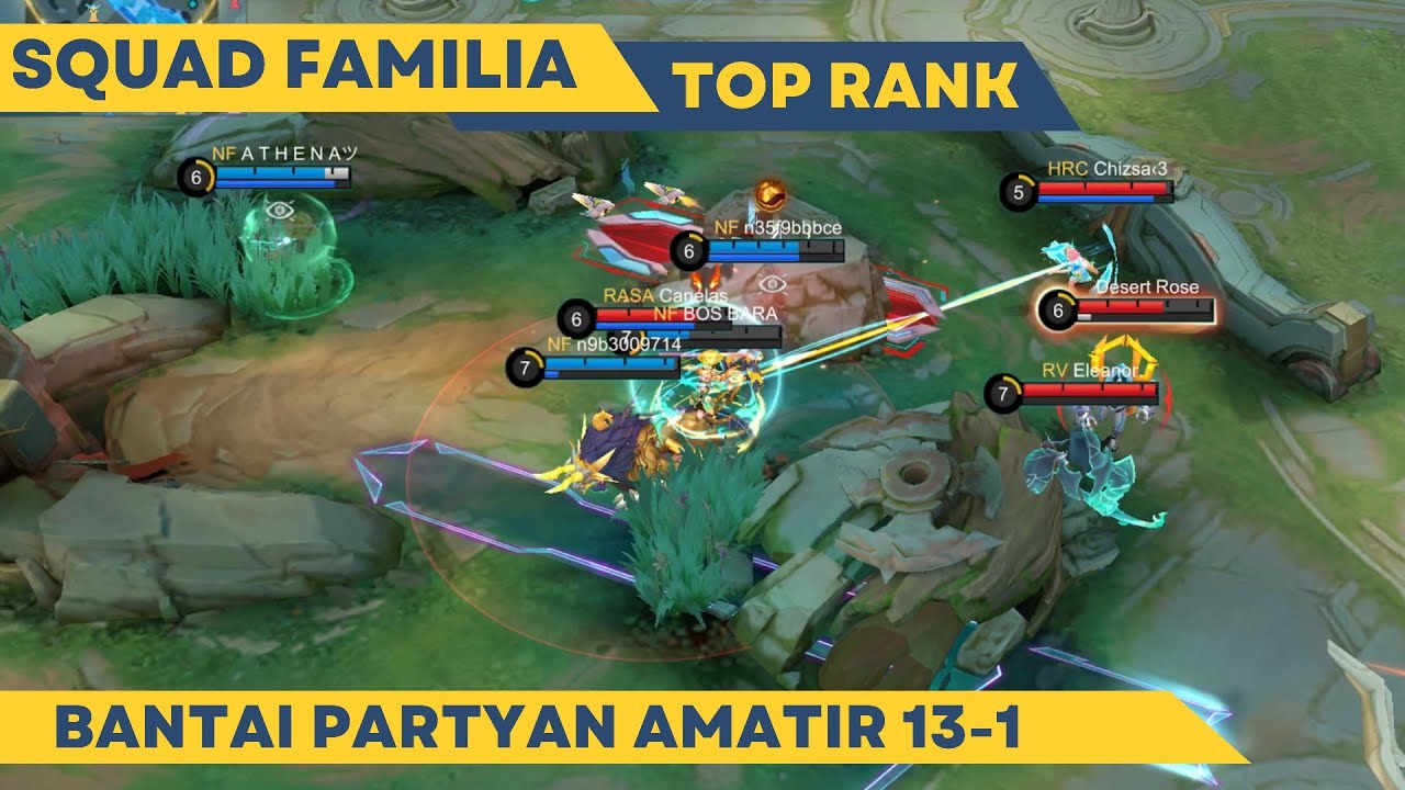 PARTYAN SQUAD FAMILIA BANTAI PARTYAN AMATIR | MLBB TOP GLOBAL RANK ...
