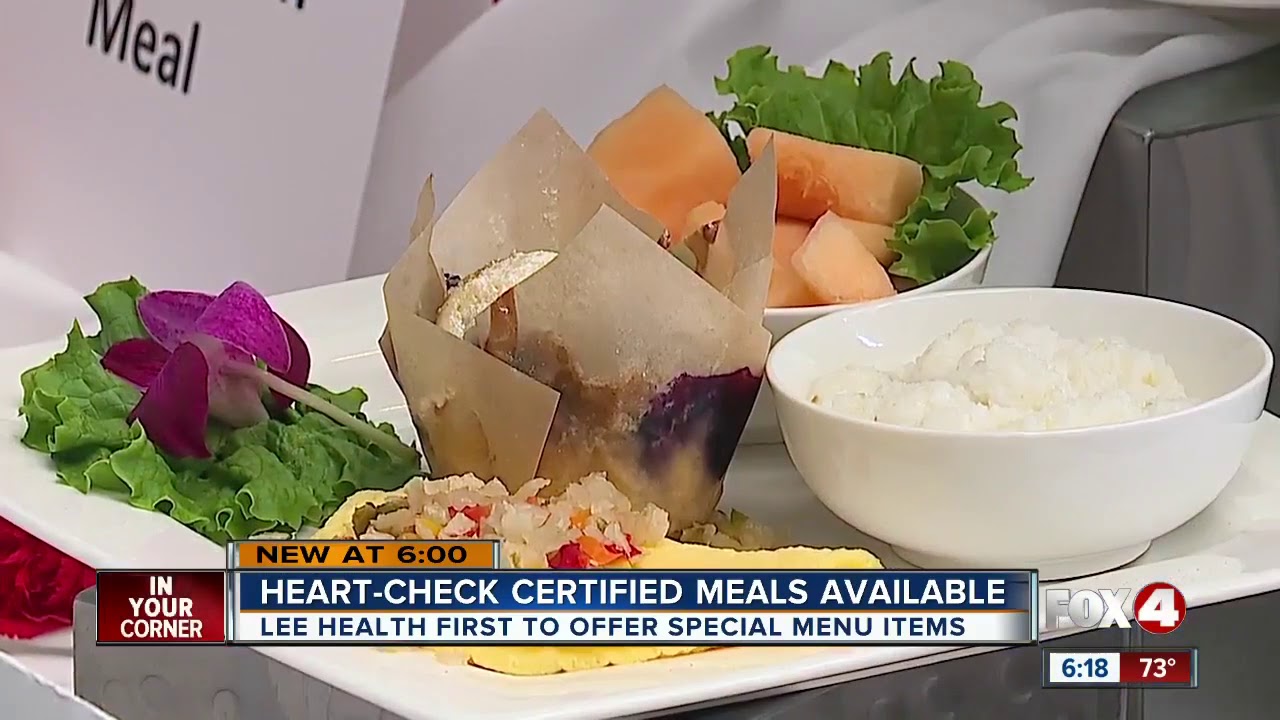Heart-Check certified meals available - YouTube