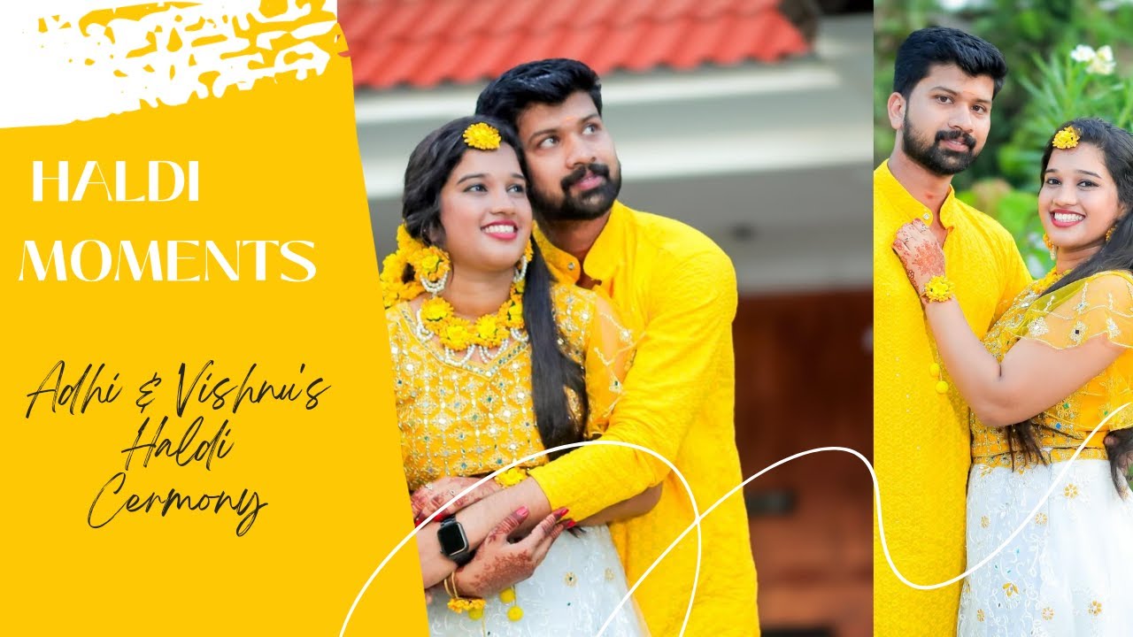 "Joyful Haldi Ceremony: A Splash of Color and Tradition" #love #haldi # ...
