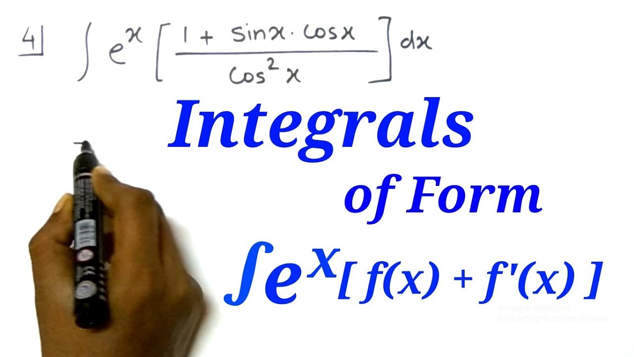 Integration | Exponential Property | Mathematics | HSC (12th) | Science ...