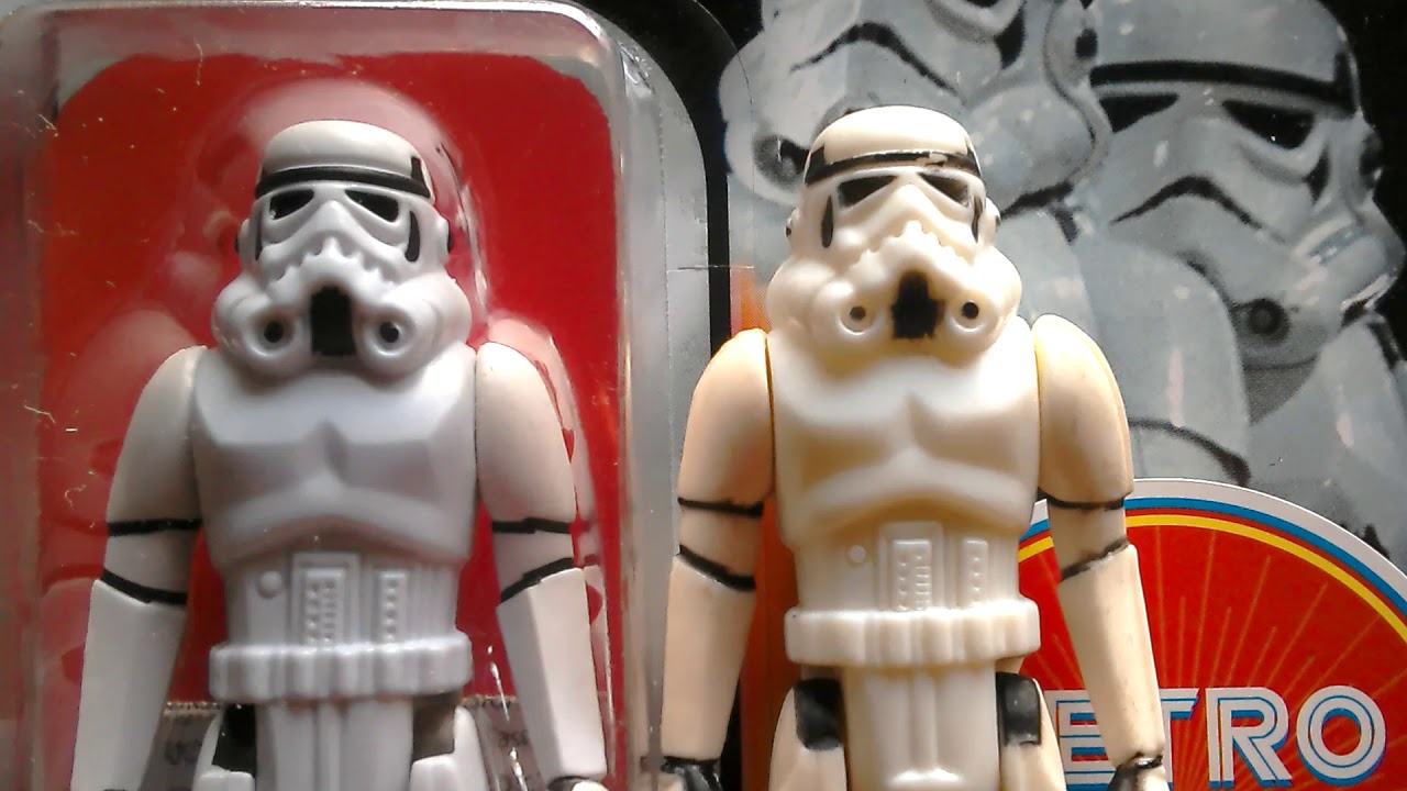 Stormtrooper Retro Collection Carded action figure review😮 - YouTube