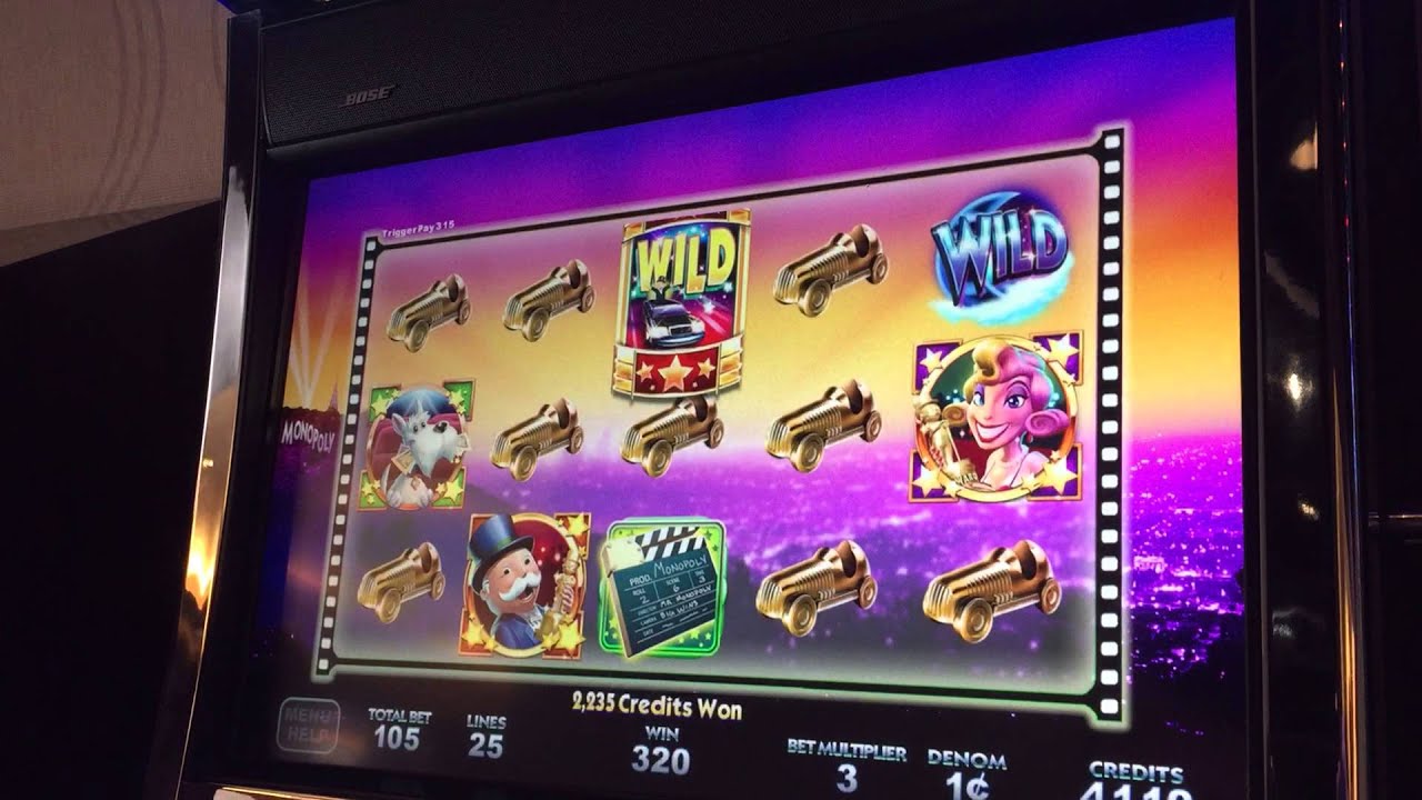 WMS Super Monopoly Money Slot: Wild Bonus - YouTube