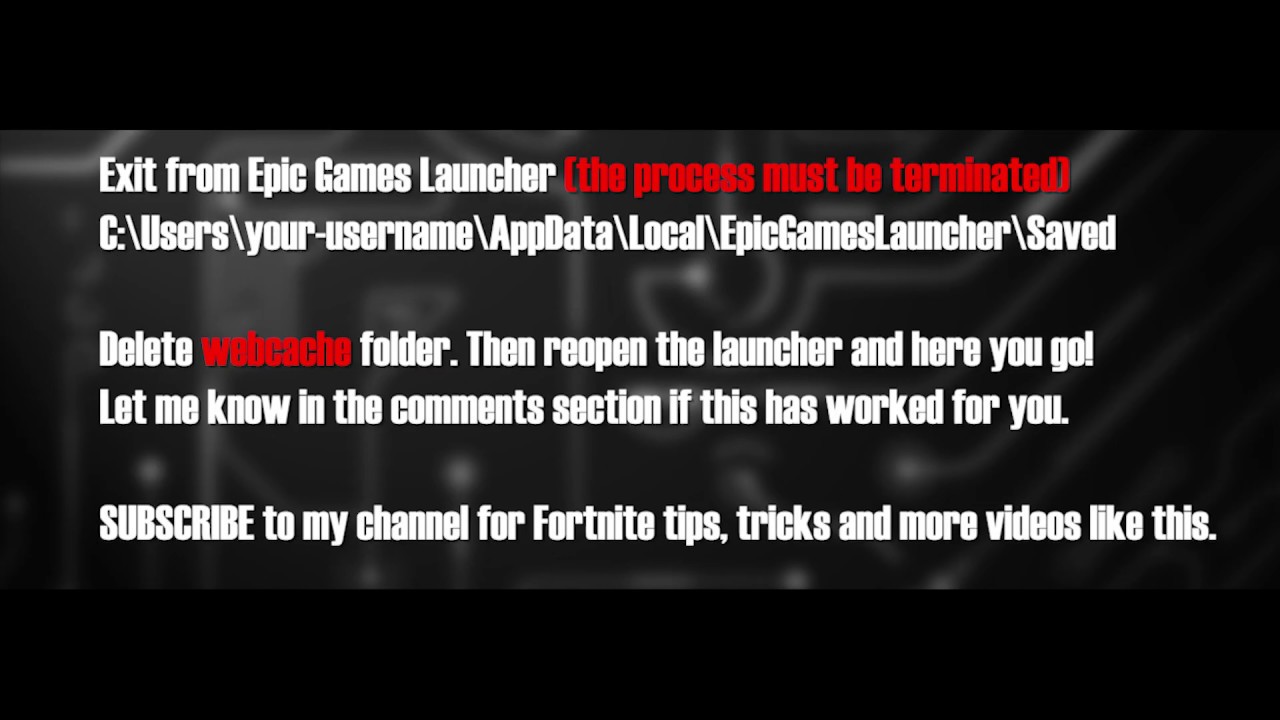 Fortnite Epic Games Launcher White Screen Bug Fix - SOLVED (2019) - YouTube