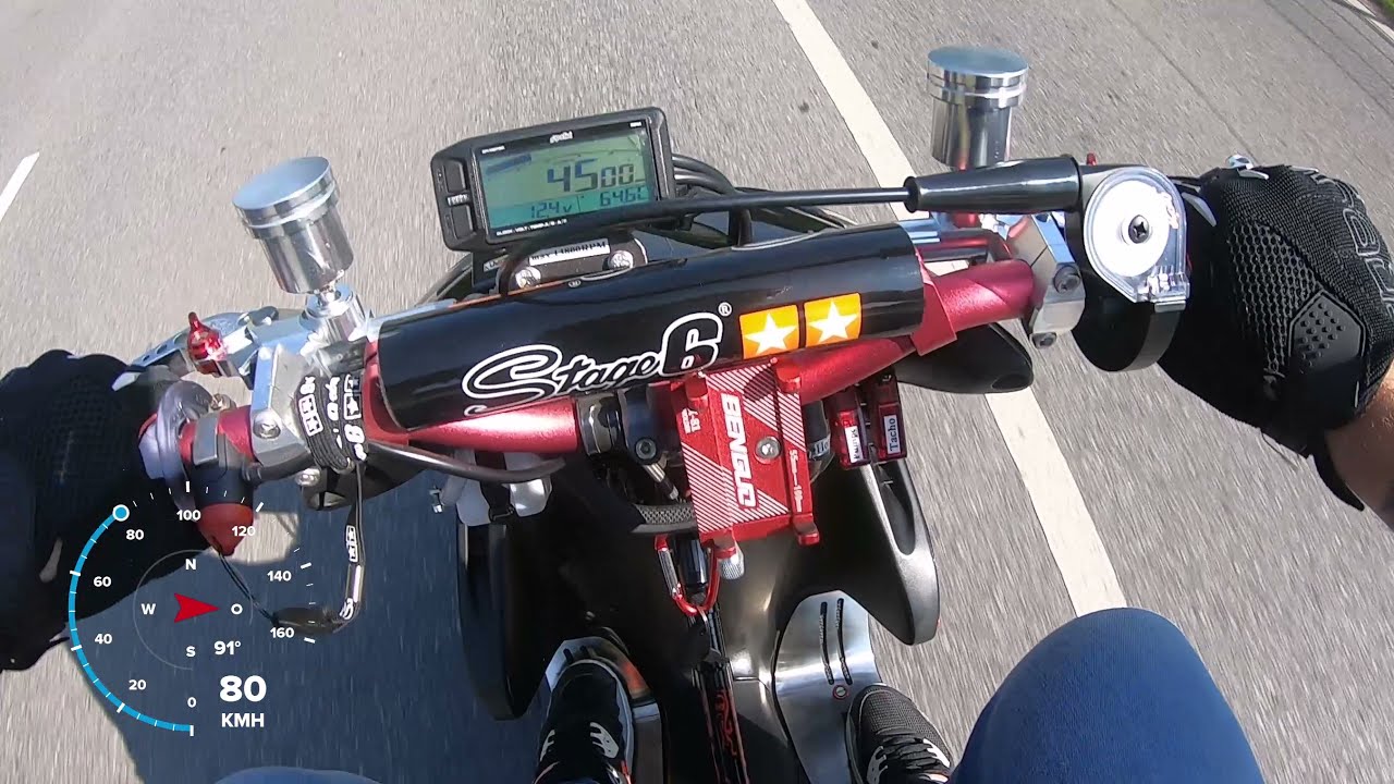 malossi testa rossa 94cc 132KMH - YouTube