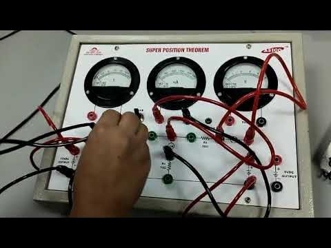#BEE|BEEE lab experiments. first year. basic electrical engineering superposition theorem - YouTube