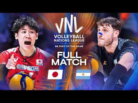 Japan 🇯🇵 vs. Argentina 🇦🇷 | VNL 2025 - Full Match | Week 3