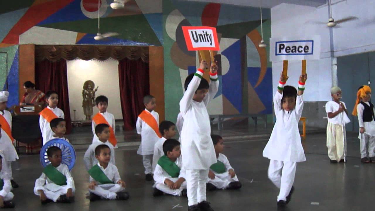 Independence Day Celebration at BHS - KG Children - YouTube