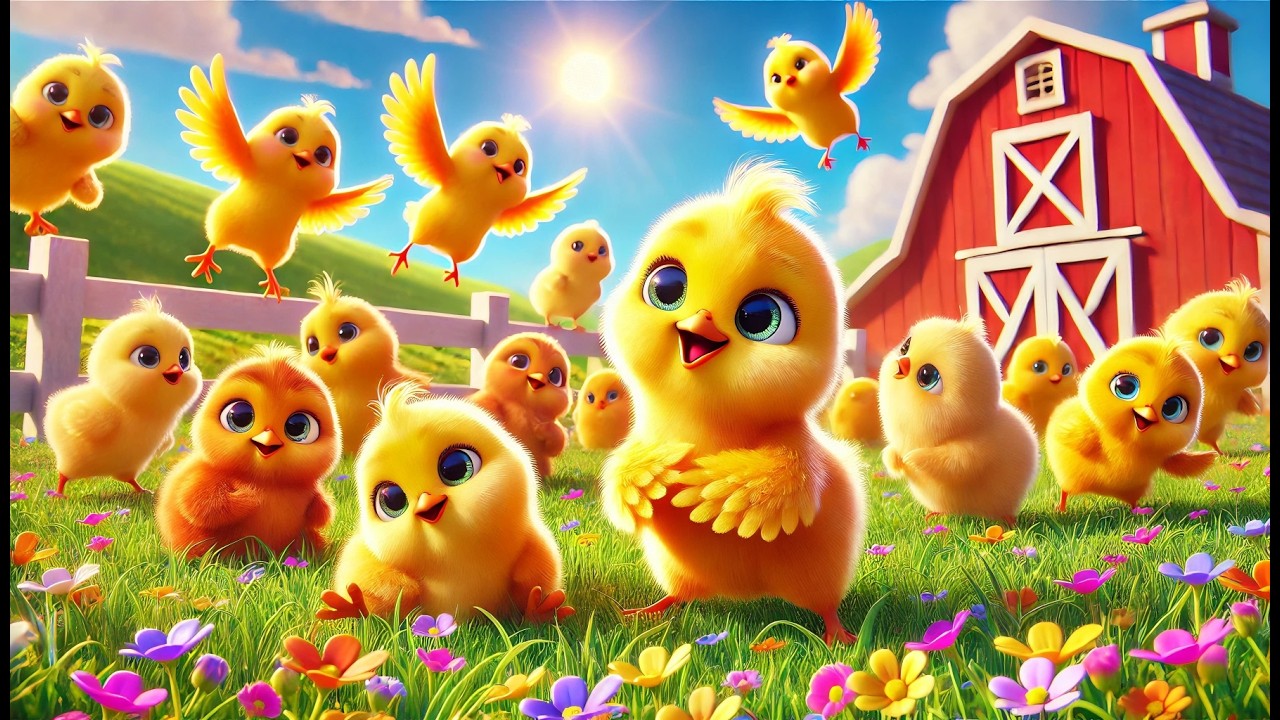 Cheep Cheep Chickies! | Fun & Cute Baby Chick Dance Song for Kids | 3D ...