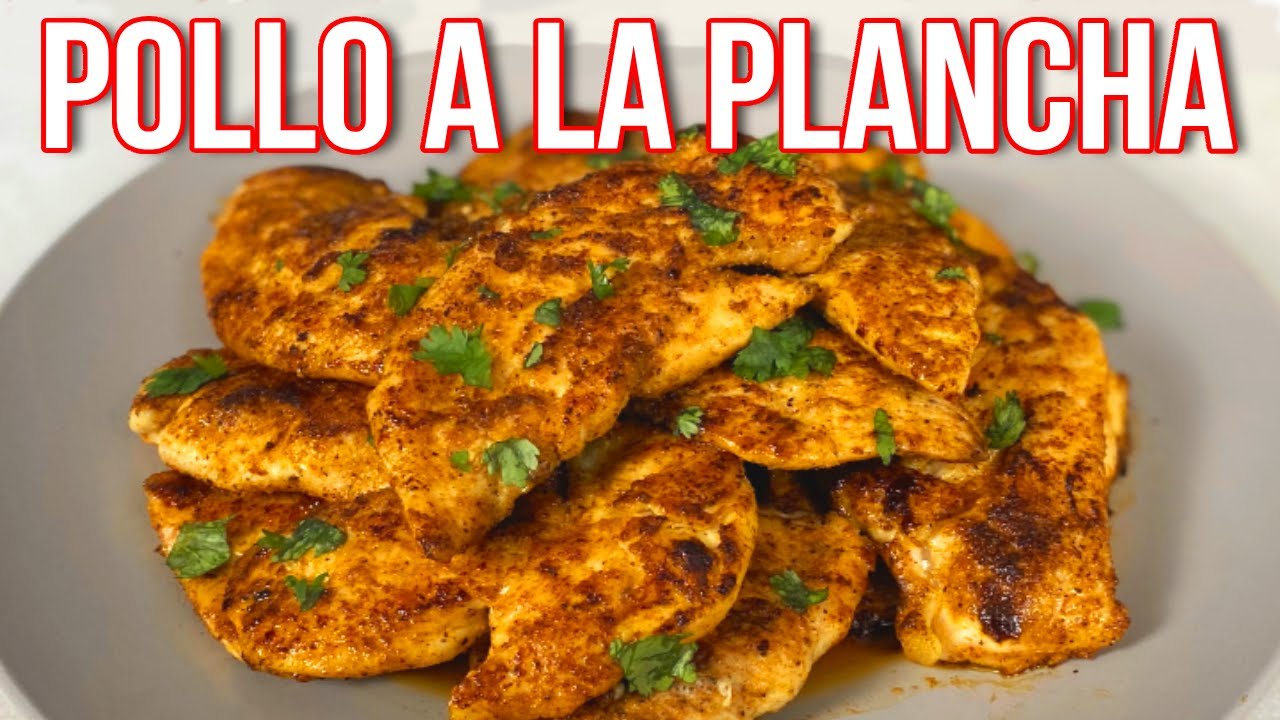 MI RECETA FAVORITA DE POLLO A LA PLANCHA - MUY FACIL Y RAPIDO - YouTube
