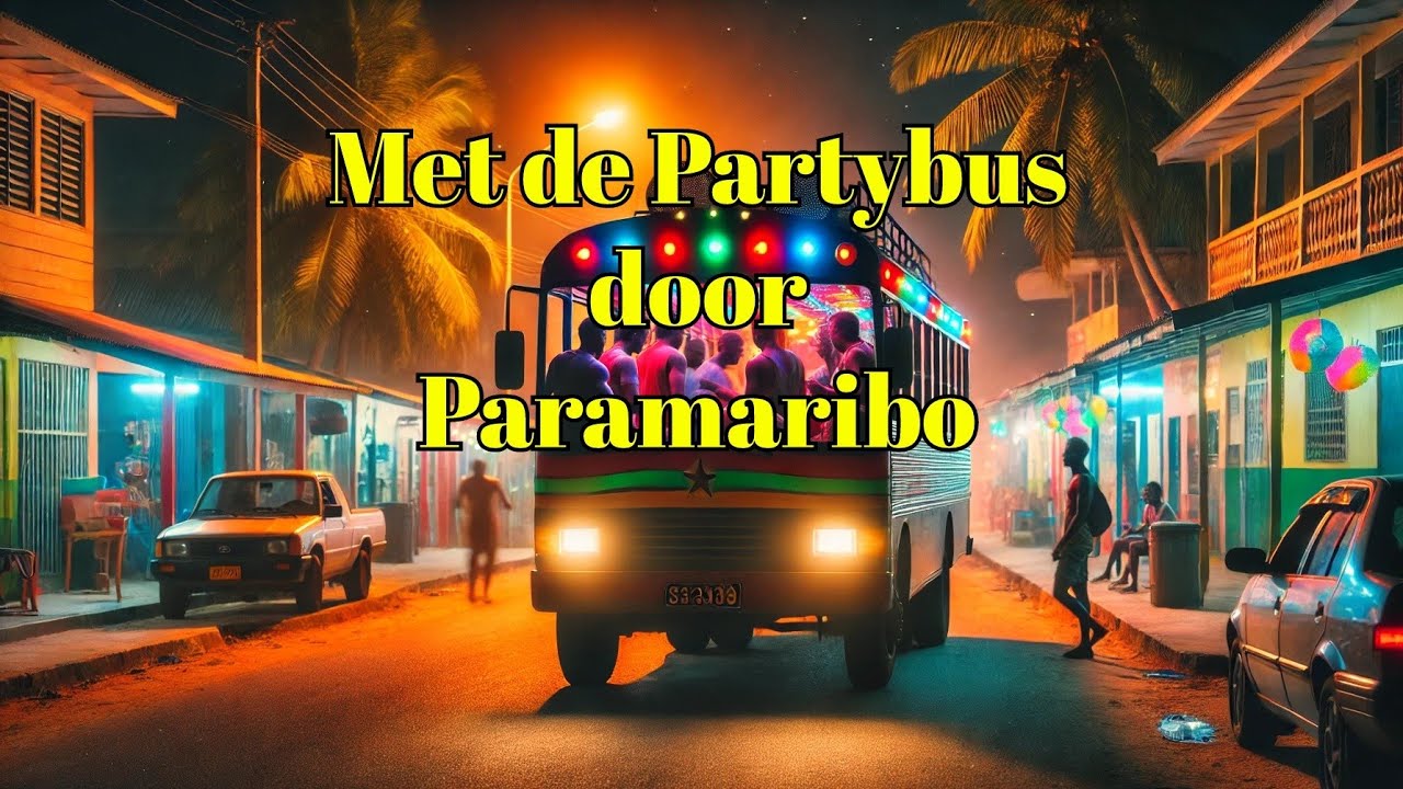 Met de Party bus door Paramaribo - YouTube