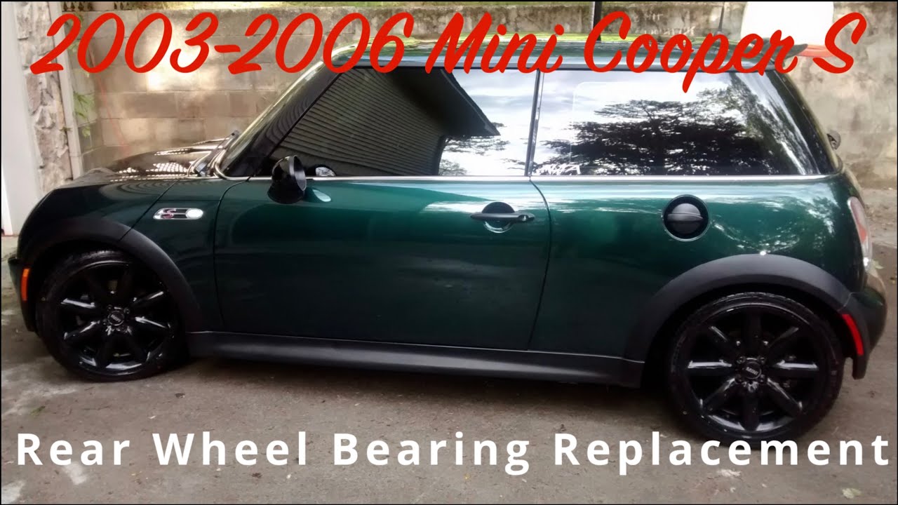 How to Change out a 2003-2006 Mini Cooper S Rear Wheel Bearing - YouTube
