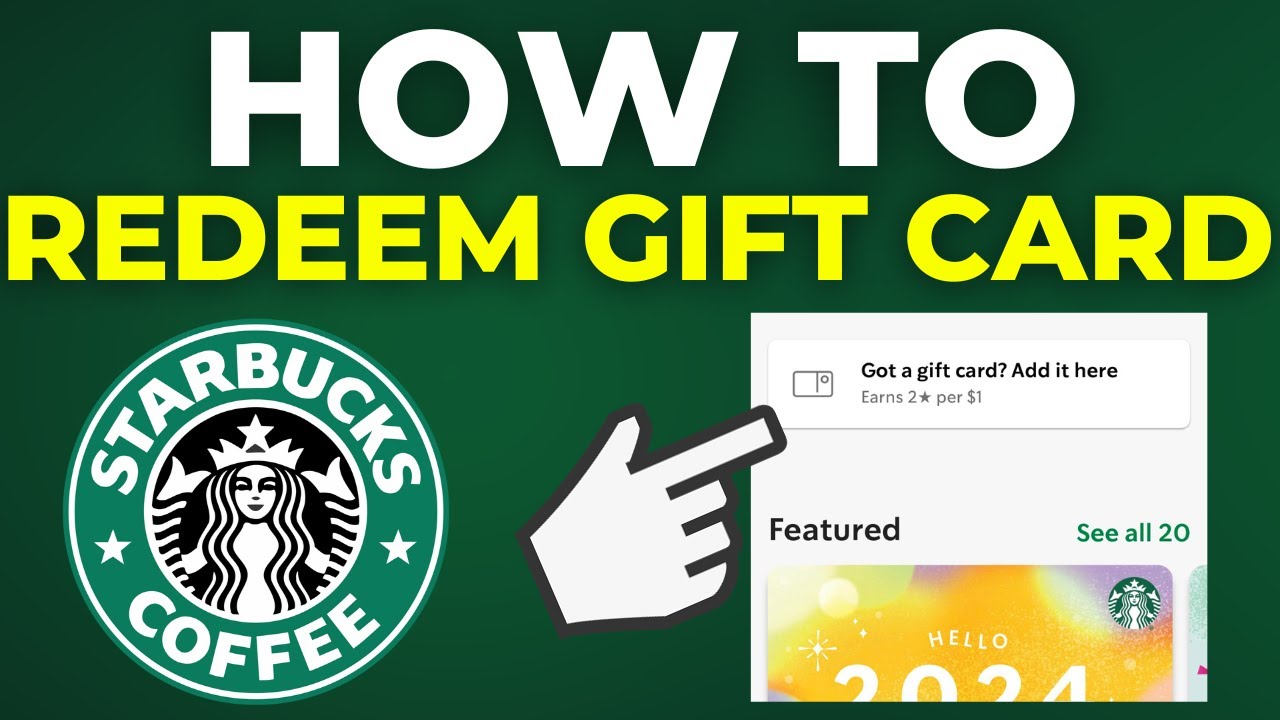 How To Redeem Starbucks Gift Card on App (2025) - YouTube