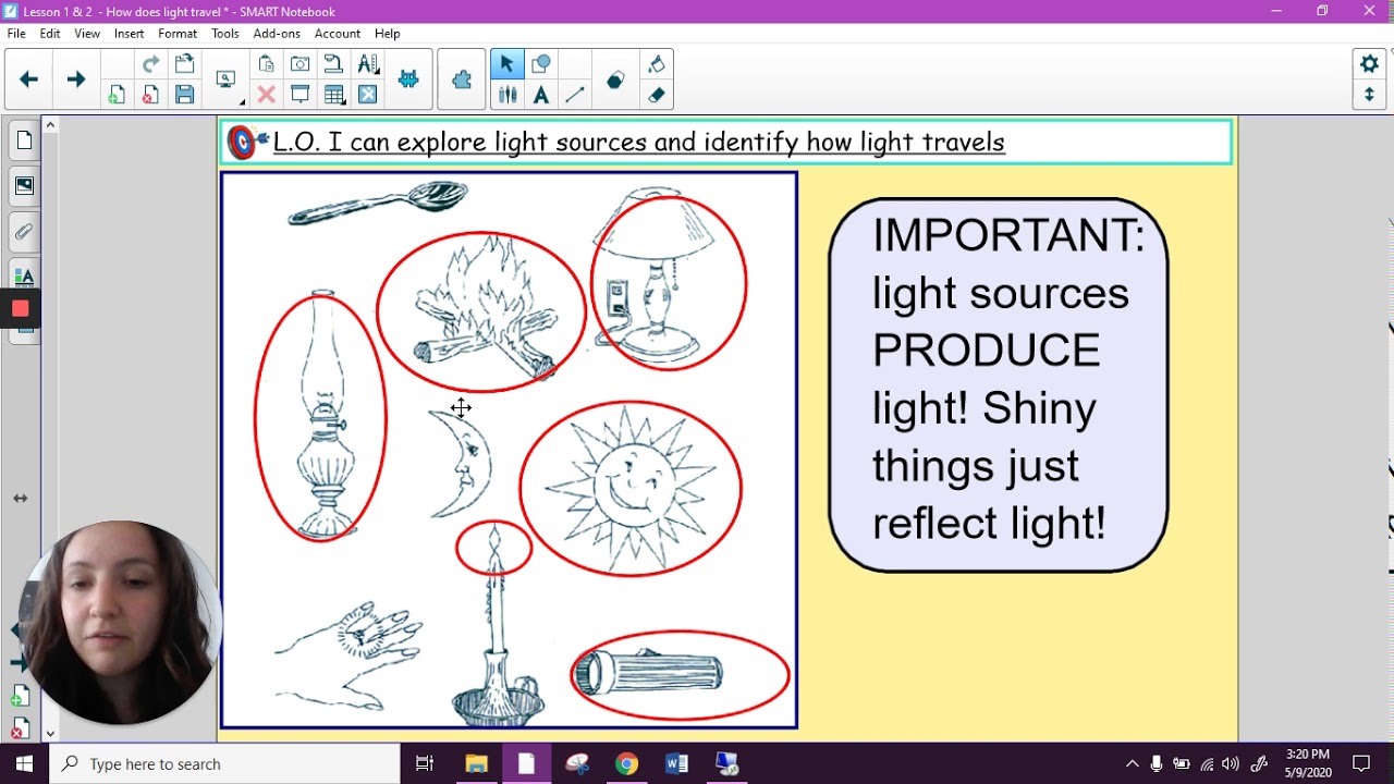 Year 6 (11th May) Science: Light Lesson 1 with Miss L - YouTube