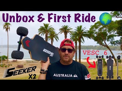 Seeker X2 Dual Hub- Unbox & First Ride- 2,000w 105mm Rubber Urban ...