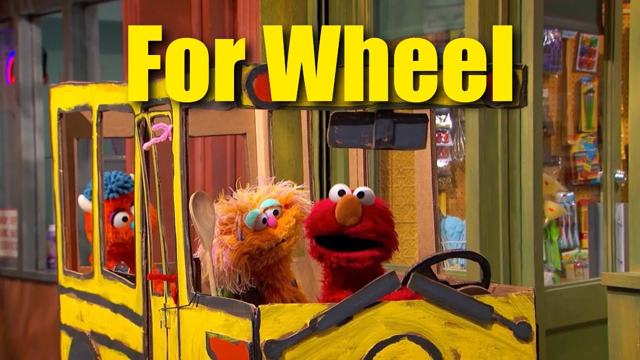 Sesame Street Grover Wheels On The Bus - For Wheel - YouTube