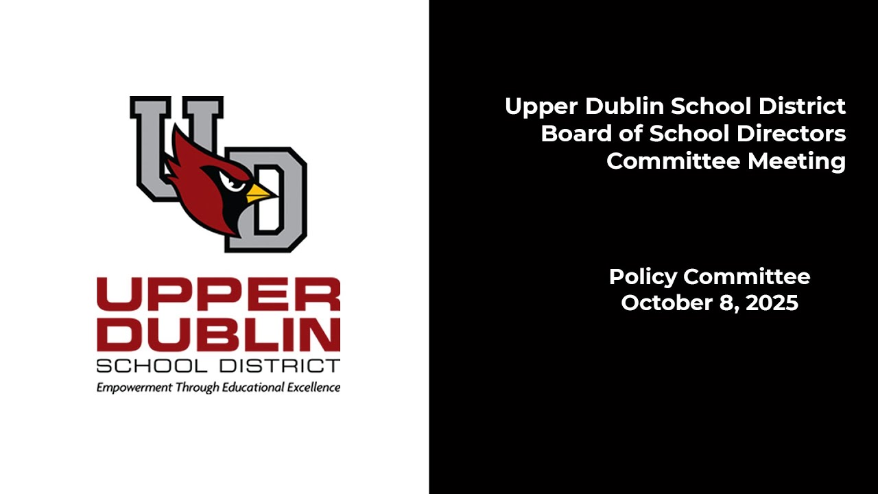 UDSD Policy Committee (10/8/2025) - YouTube