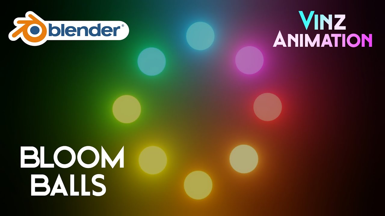 Bloom Balls - Blender 3D - YouTube