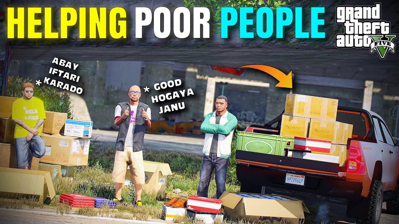 KASHIF BHAI HELP POOR PEOPLE 💕 | RAMAZAN SERIES #4 | GTA 5 GAMEPLAY - YouTube