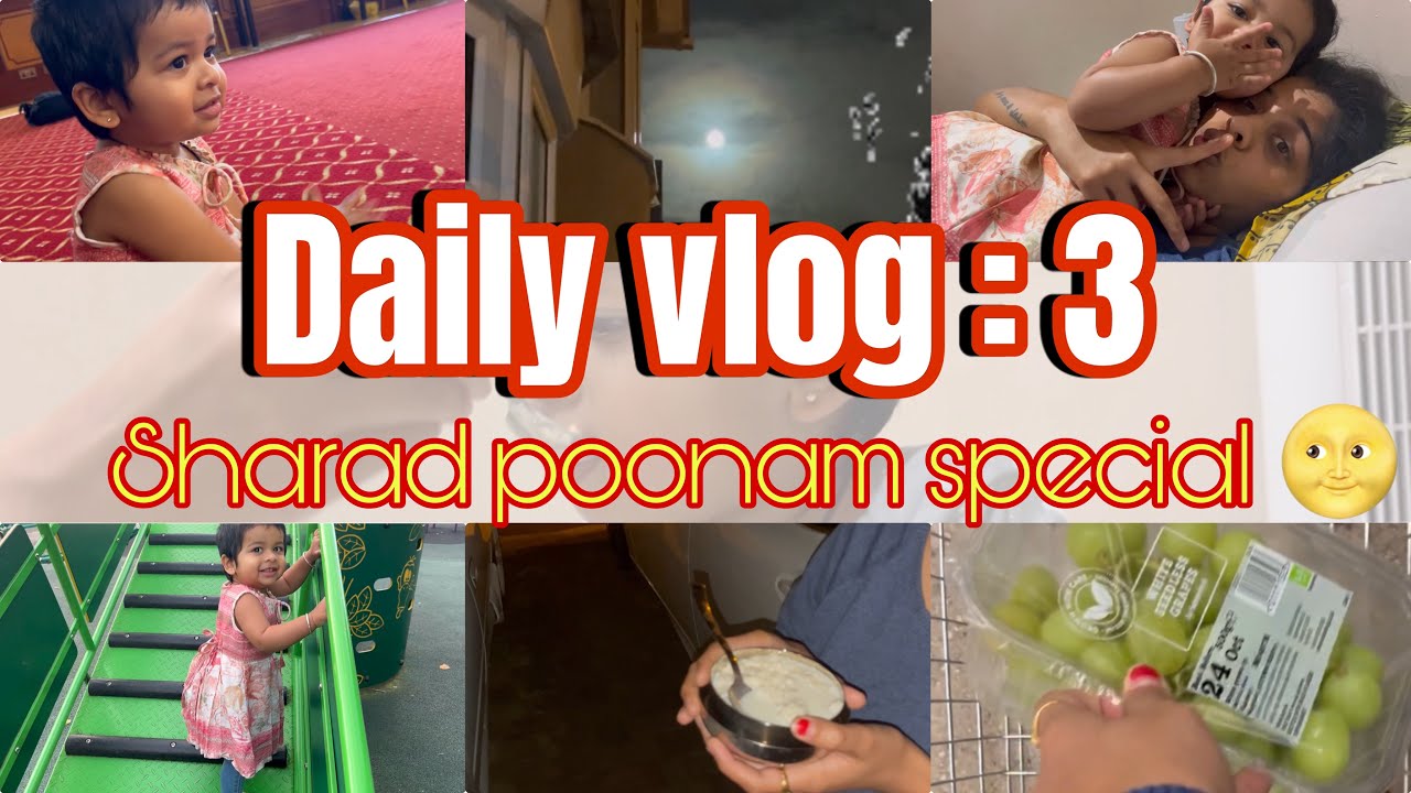 Daily vlog :3 Sharad poonam special vlog | shopping fruits & essentials ...