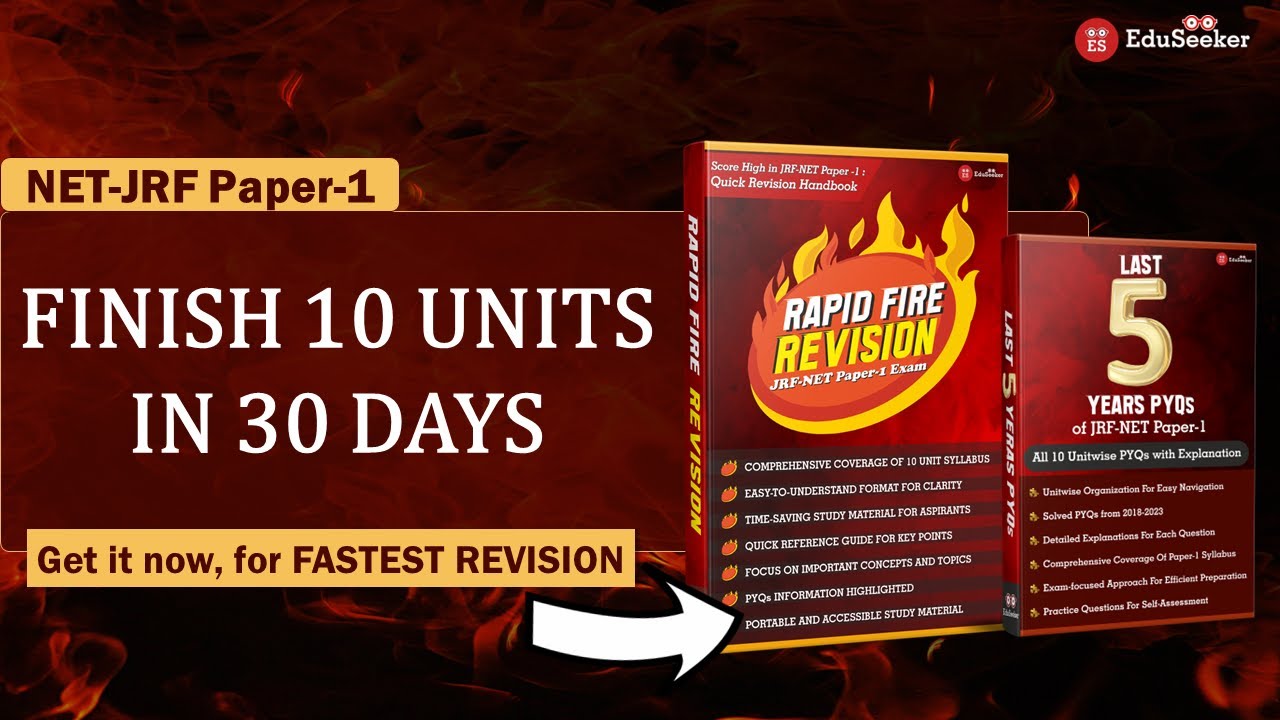 Fastest Way to Prepare NET Paper-1 | Complete entire syllabus in only ...