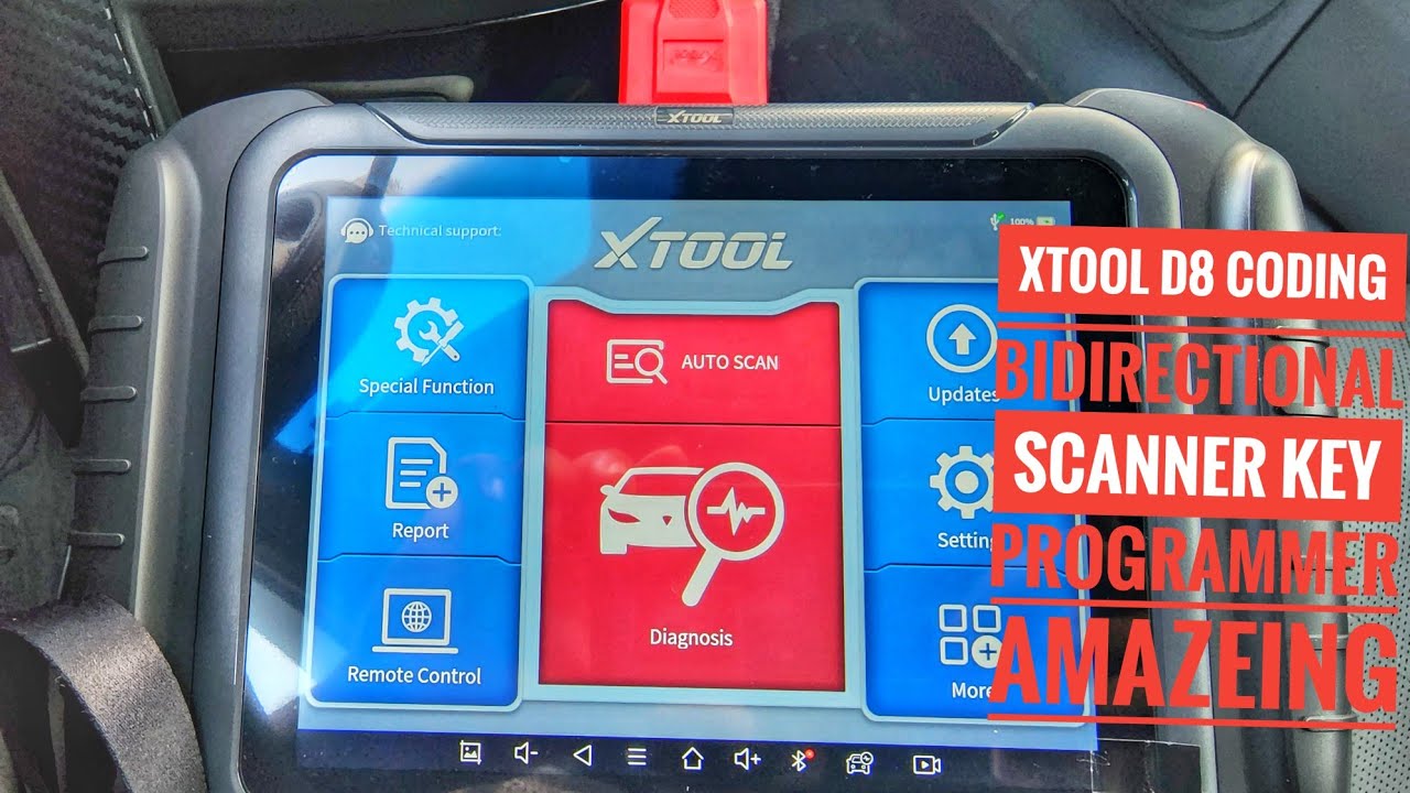 NEW XTOOL D8 CODING BIDIRECTIONAL KEY PROGRAMMING SCAN TOOL 2022 - Fast ...