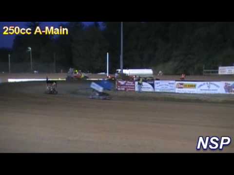 8-14-09 250cc Kage Karts A-Main Cottage Grove Speedway - YouTube