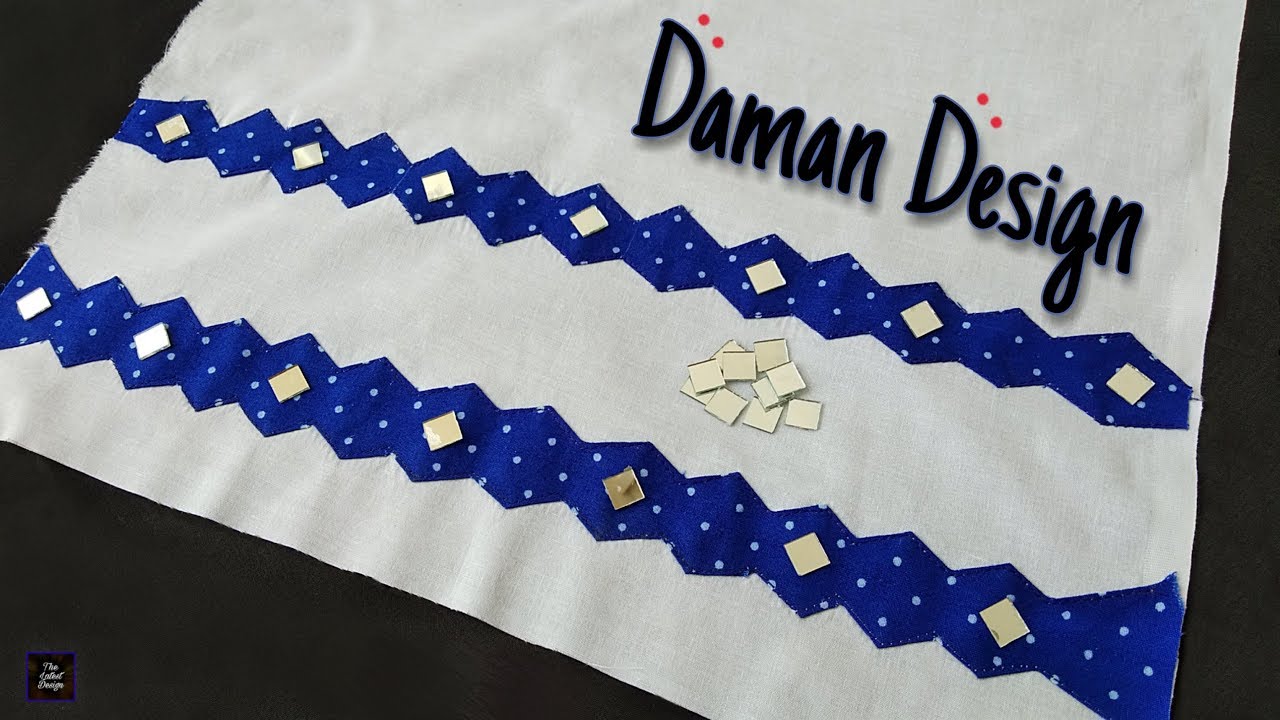 Beautiful daman design for kurti | cut work | The Latest Design - YouTube
