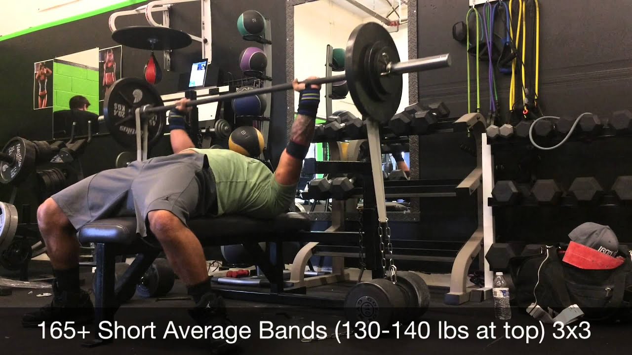 6/4/15 Dynamic Bench Day 3x3 at 165 and 6x3 at 135 against Short ...