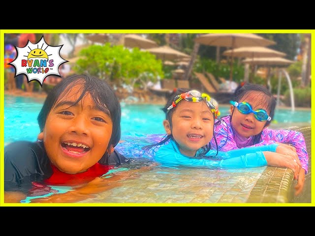 Ryan Swimming and Snorkeling at Disney Aulani In Hawaii! - Videos For Kids