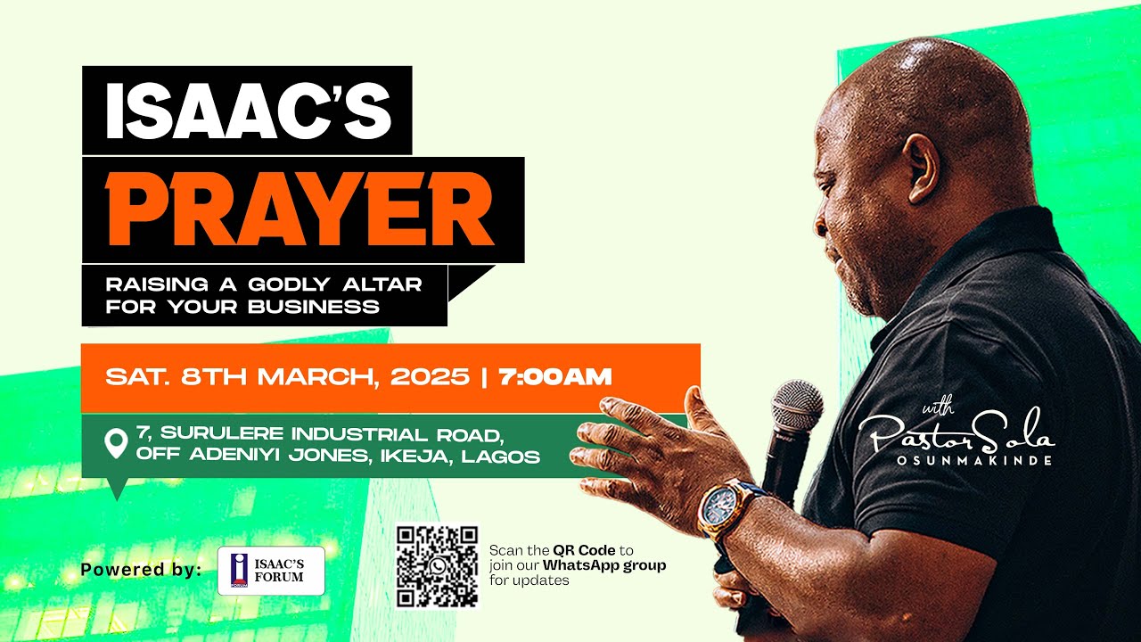 Isaac prayer | Iforum | 8th Mar 2025 - YouTube