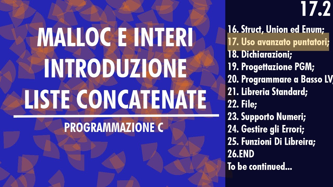 78.Malloc e Array + Intro Liste Dinamiche - YouTube
