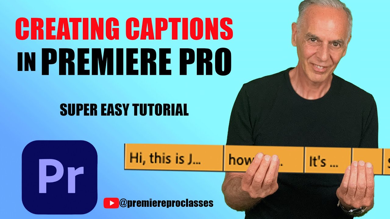 How to Add a Caption Track to Your Sequence - YouTube