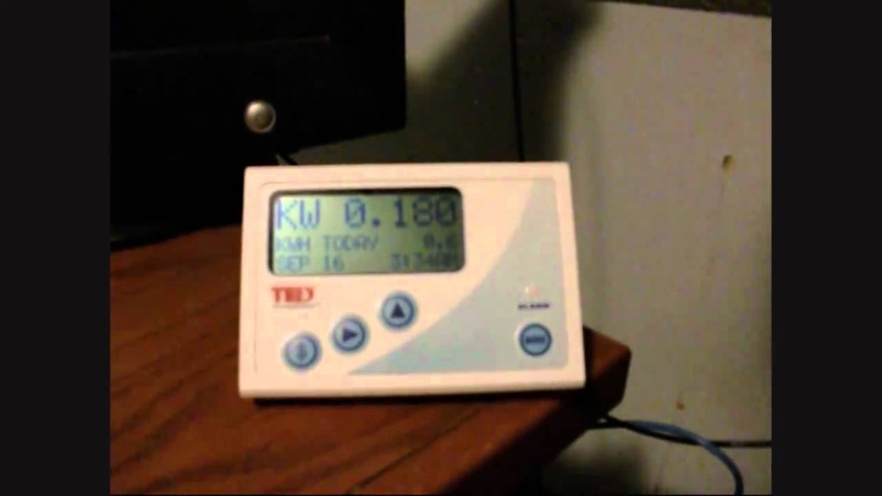 Simple Home Energy Monitoring TED and Kill-A-Watt - YouTube