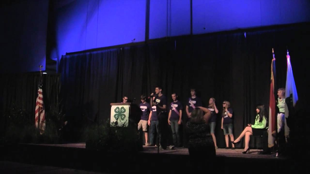 Nathan Barrick 2012-2013 NC 4-H Council President Candidate Skit - YouTube