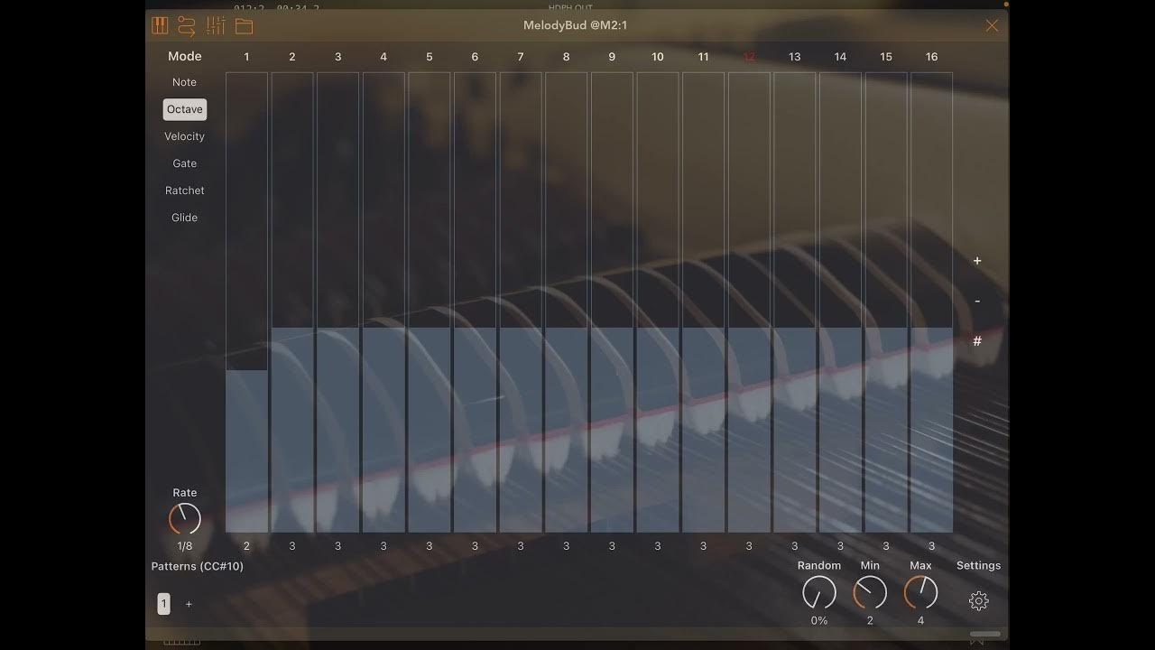 MelodyBud AUv3 MIDI Sequencer for iOS by Cem Olcay | Tutorial and Demo - YouTube
