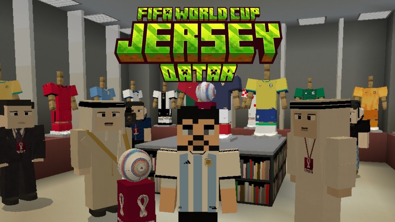 FIFA WORLD CUP JERSEY | FOOTBALL JERSEY | MINECRAFT BEDROCK - YouTube