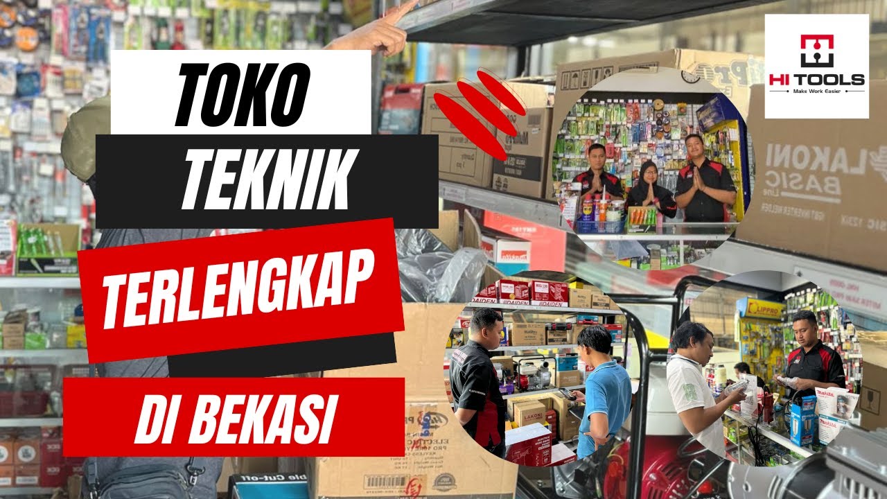 Toko Teknik Terlengkap Di Bekasi | Hi Tools - YouTube