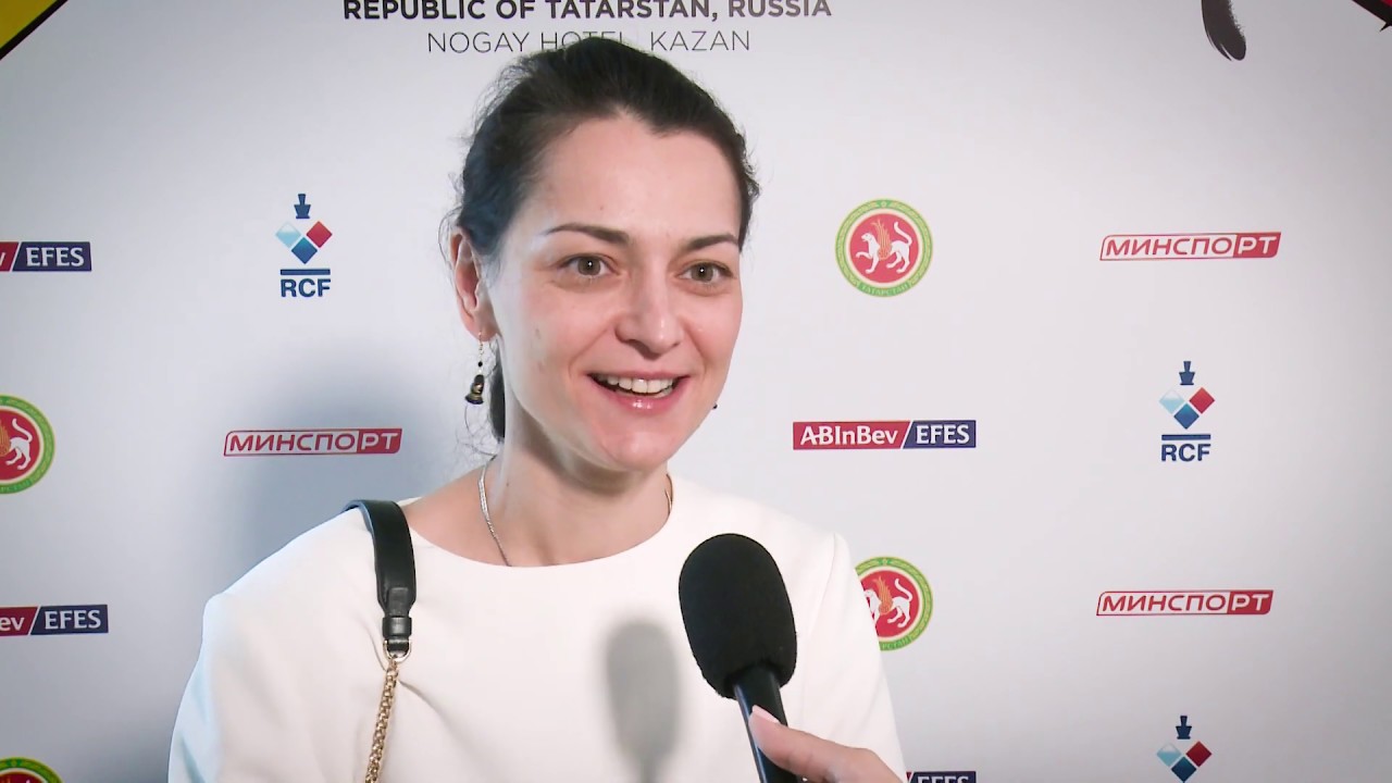 2019 Women's Candidates. Round 14. Interview with Alexandra Kosteniuk ...