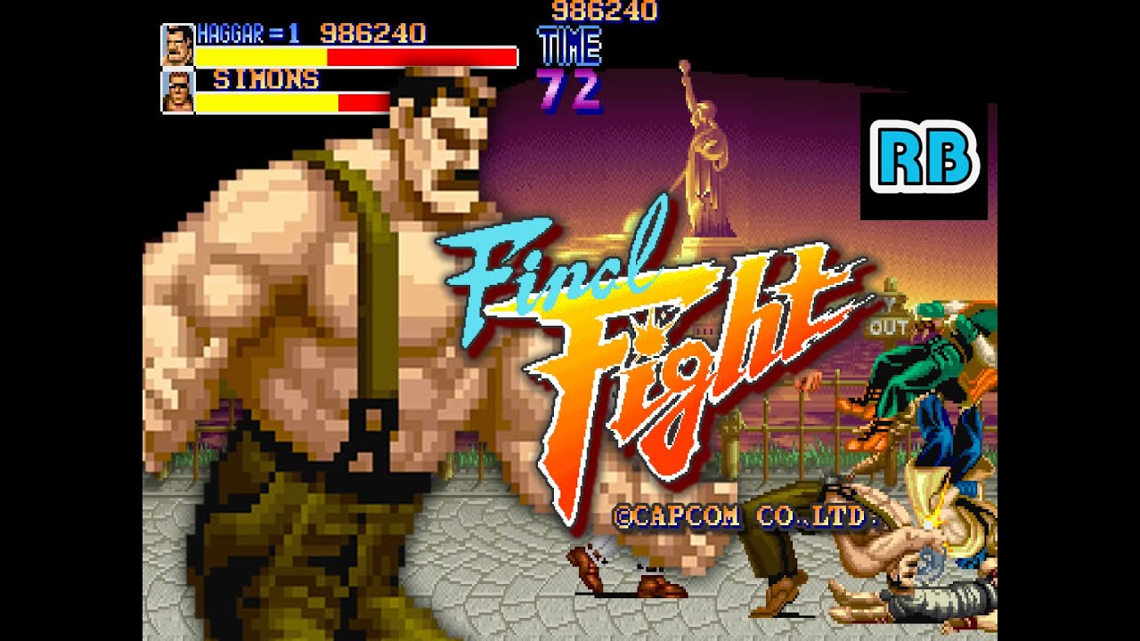 1989 [60fps] Final Fight Haggar Speedrun 19m11s ALL - YouTube