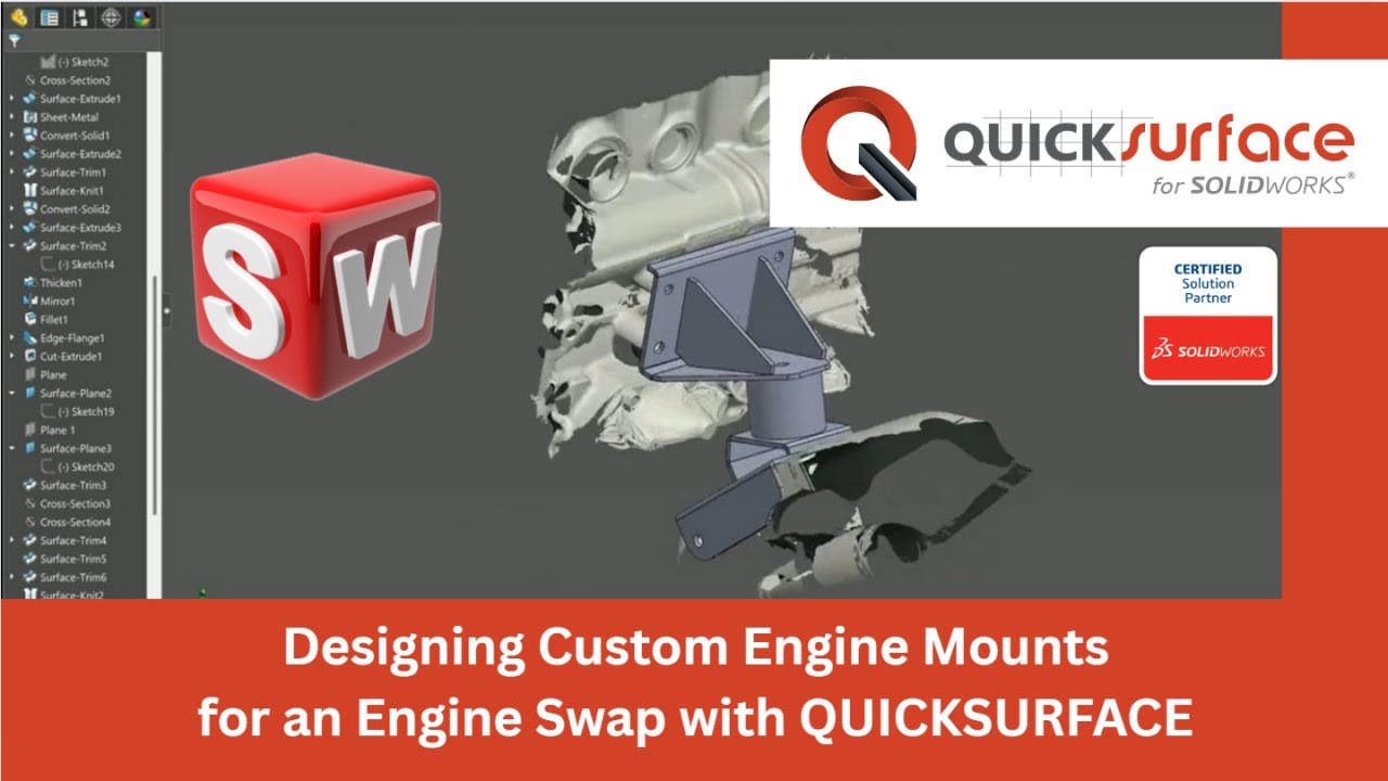 Workflow: Custom Engine Mount Design for Individual Engine Swap with ...
