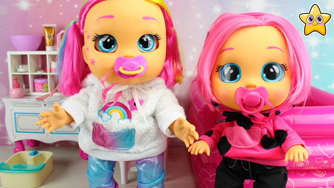 BEBÉS LLORONES Dreamy y Lady RUTINA de TARDE en un SPA para BEBÉS | Cry ...