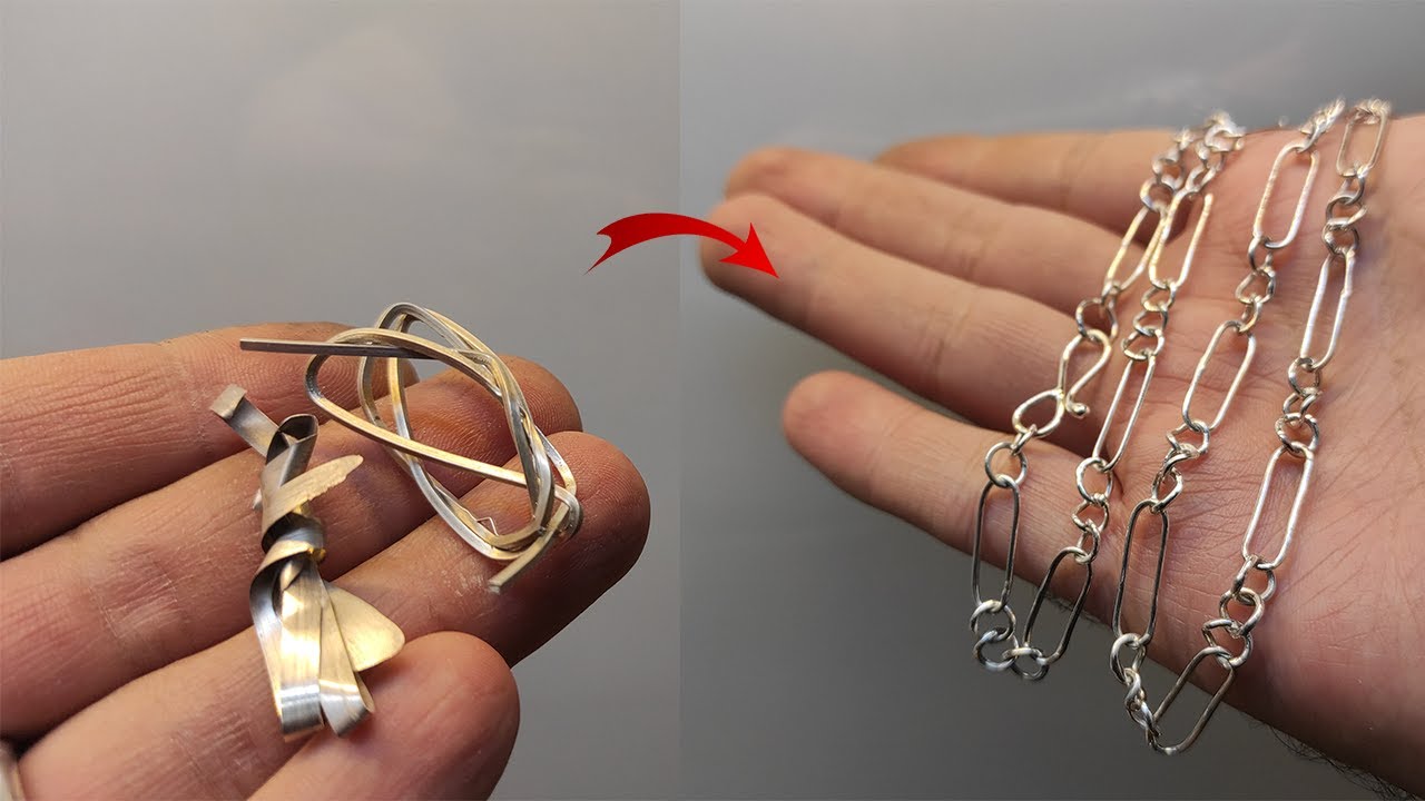 "Create Your Own Silver Chain: Step-by-Step Guide!" | How to Make ...