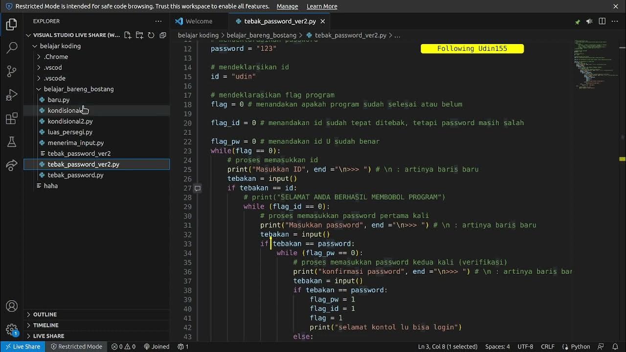 Back to Basic : Belajar Singkat Python - YouTube
