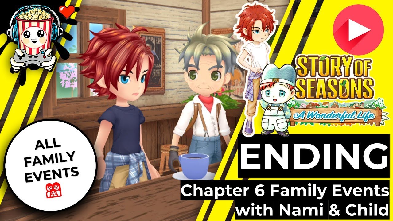 Story of Seasons - A Wonderful Life: Ending with Nami ️ All Family ...