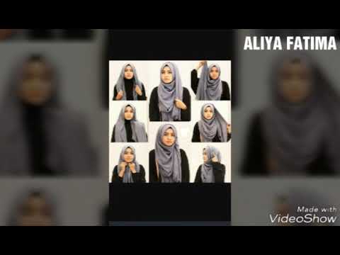 How to do hijab easy way | ALIYA FATIMA - YouTube