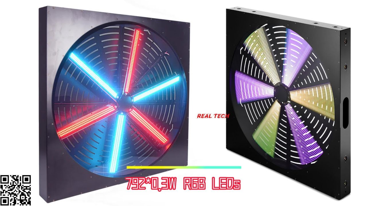 70CM Square792 RGB LED Rave Fan #disco #stage #ledlights #2024 #party # ...