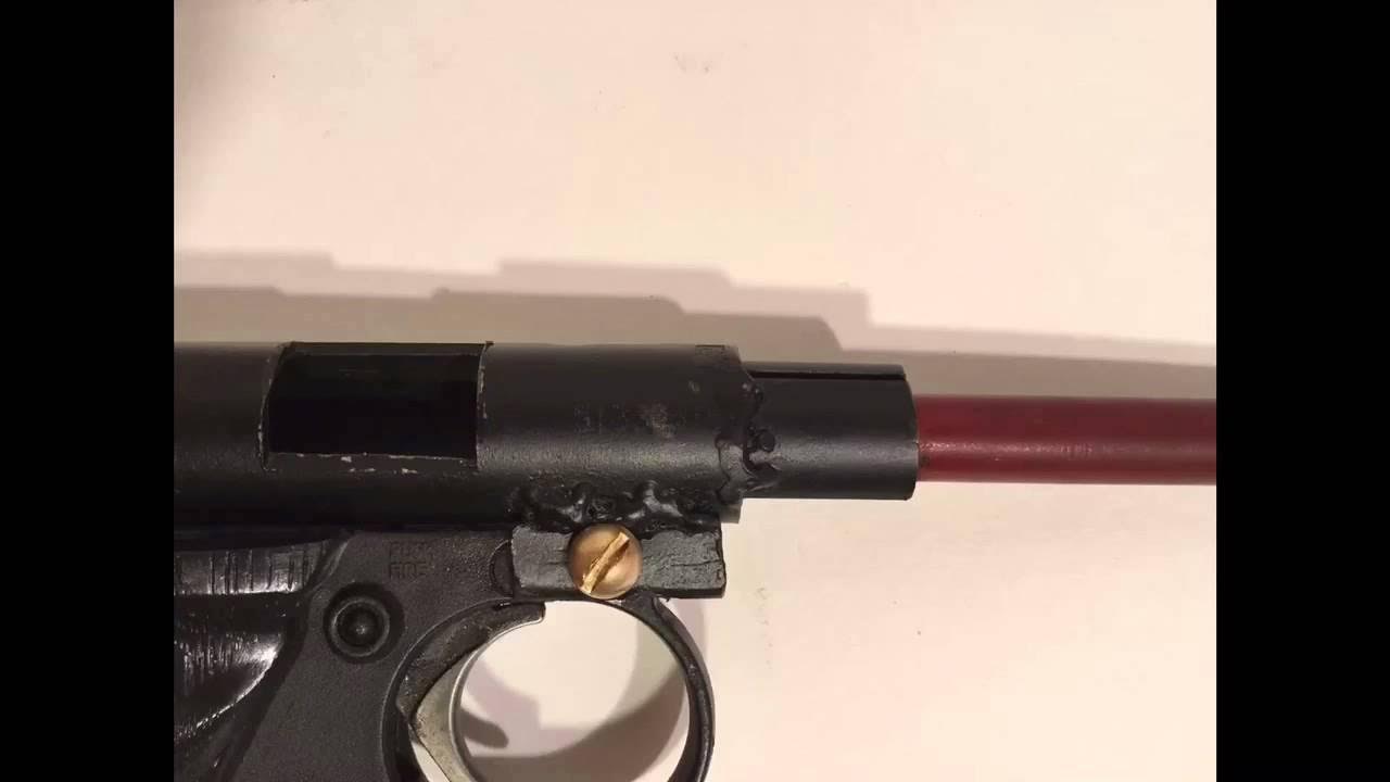 Homemade 22 pistol/rifle - YouTube