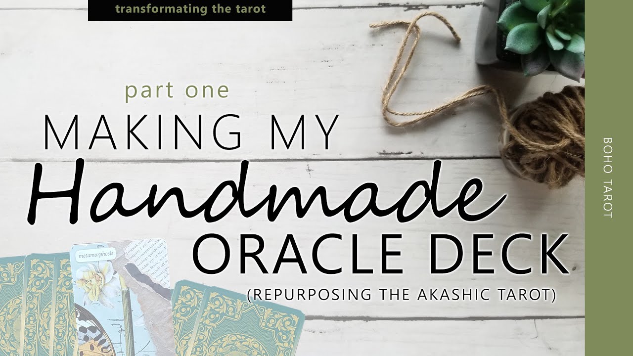Making my Handmade Oracle (part one) - YouTube