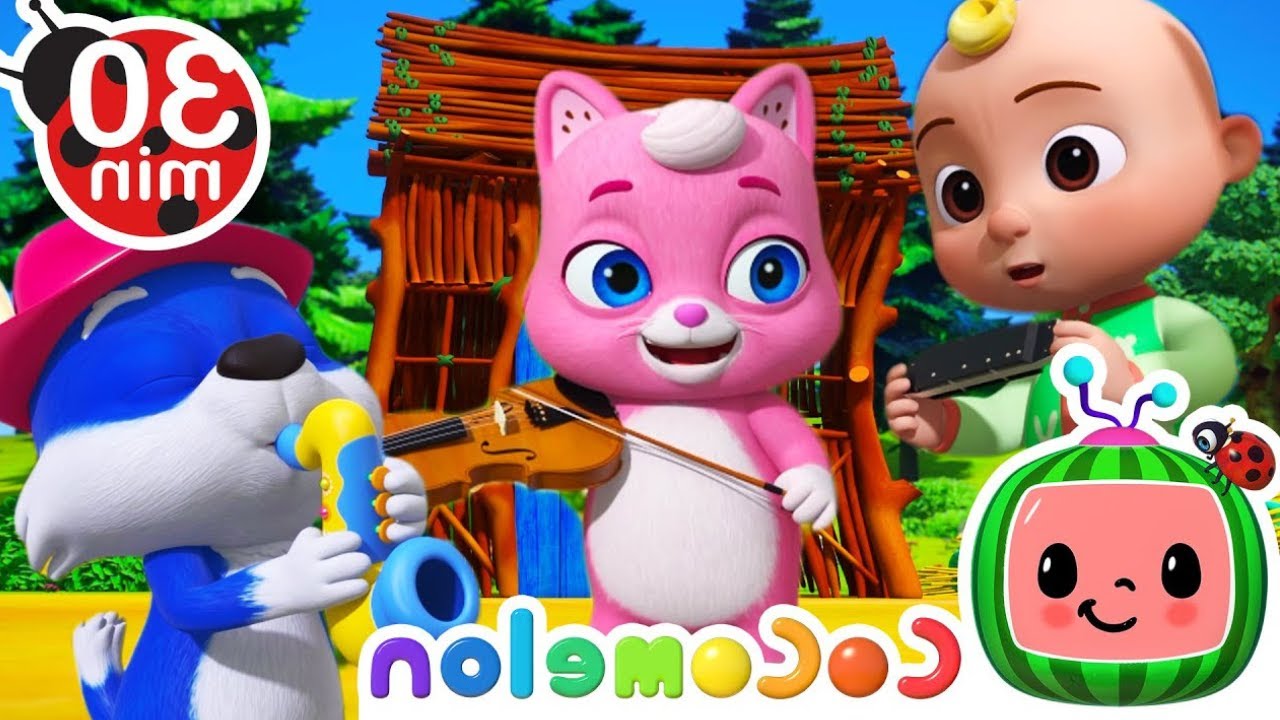 JJ & the 3 Little Friends | CoComelon JJ's Animal Time | Animal Songs ...