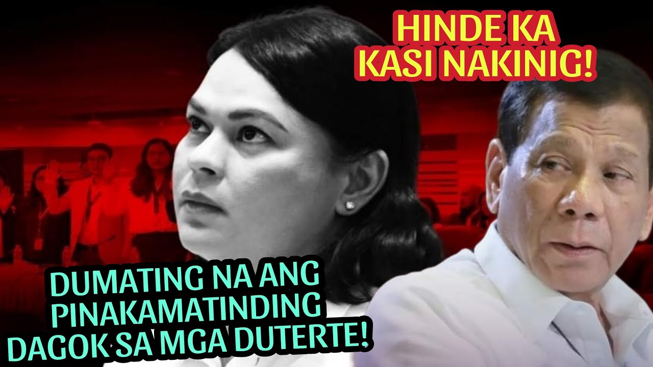 Matinding dagok na naman ito sa mga Duterte! - YouTube